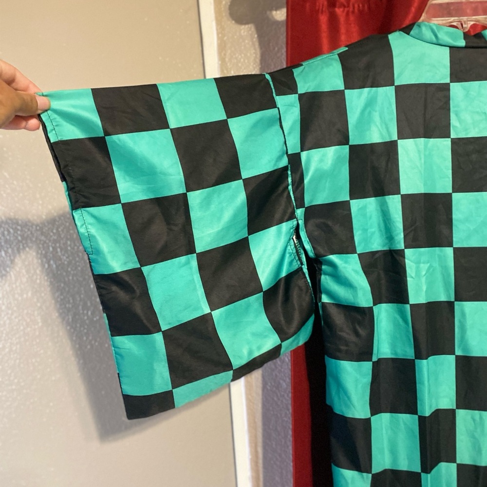 Demon Slayer Tanjiro Kamado Haori Kimono Jacket - Gem